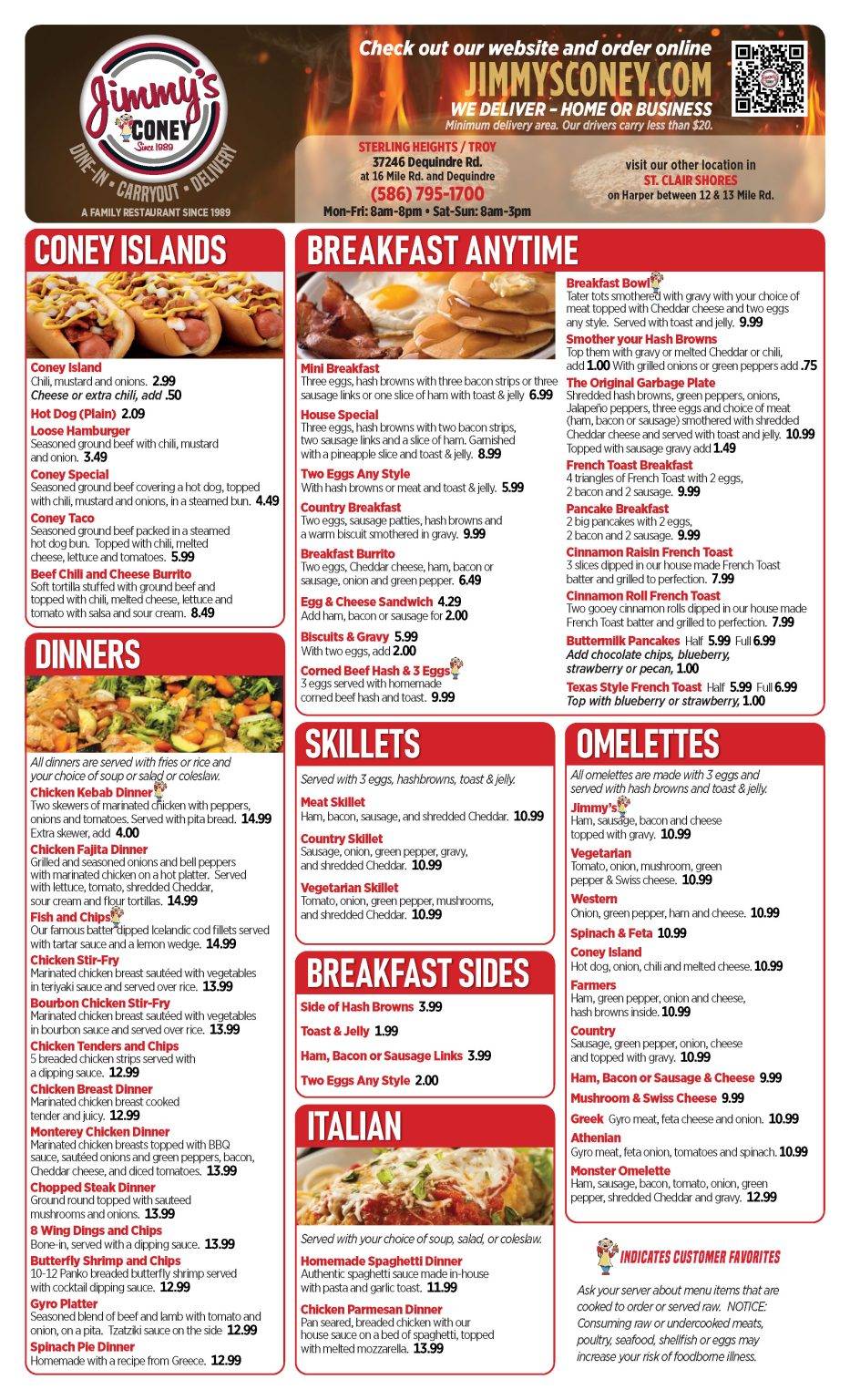 Locations - Jimmy's Coney